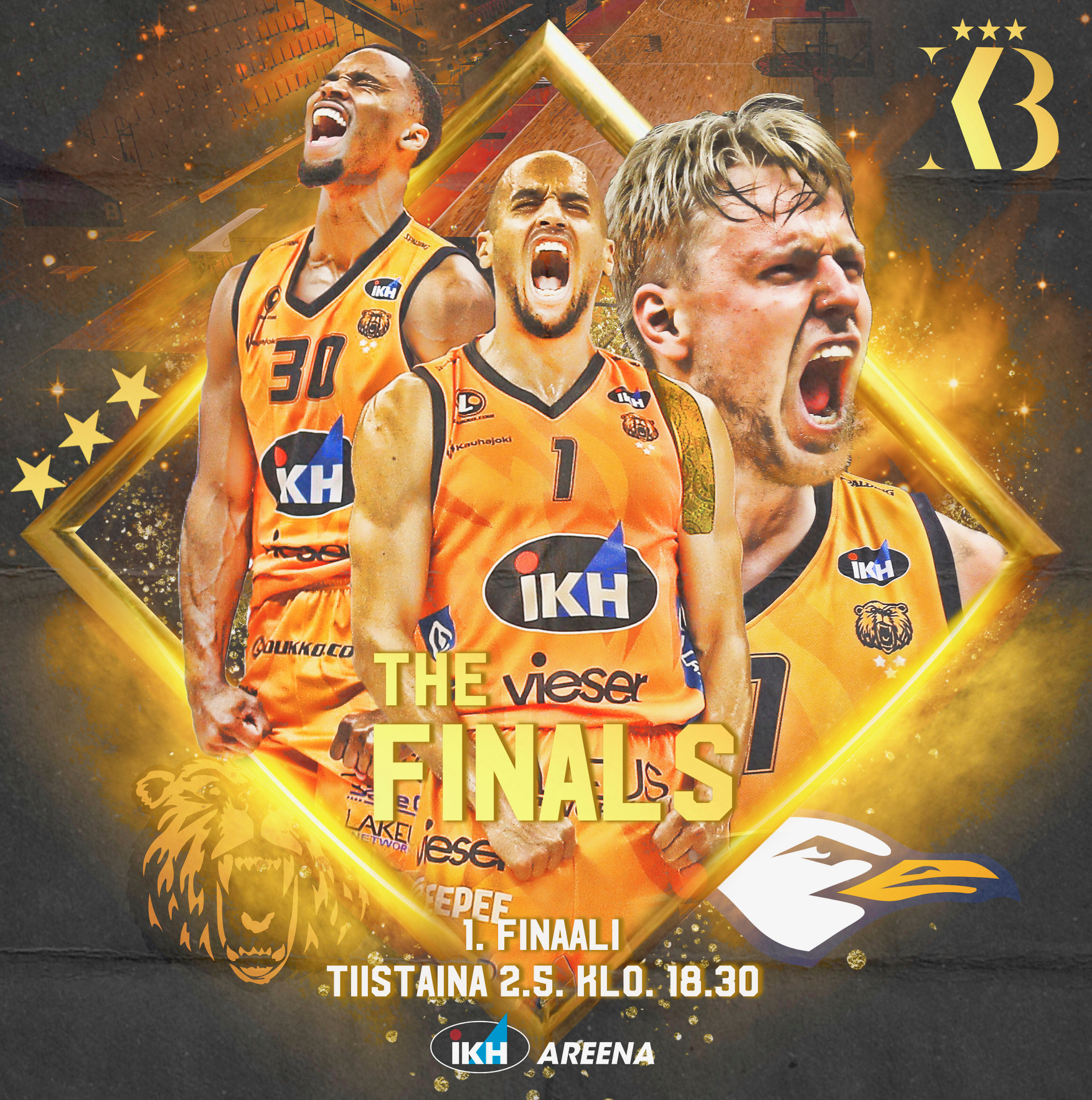 Pudotuspeliennakko: Karhubasket (1) – Helsinki Seagulls (2) - Karhu Basket